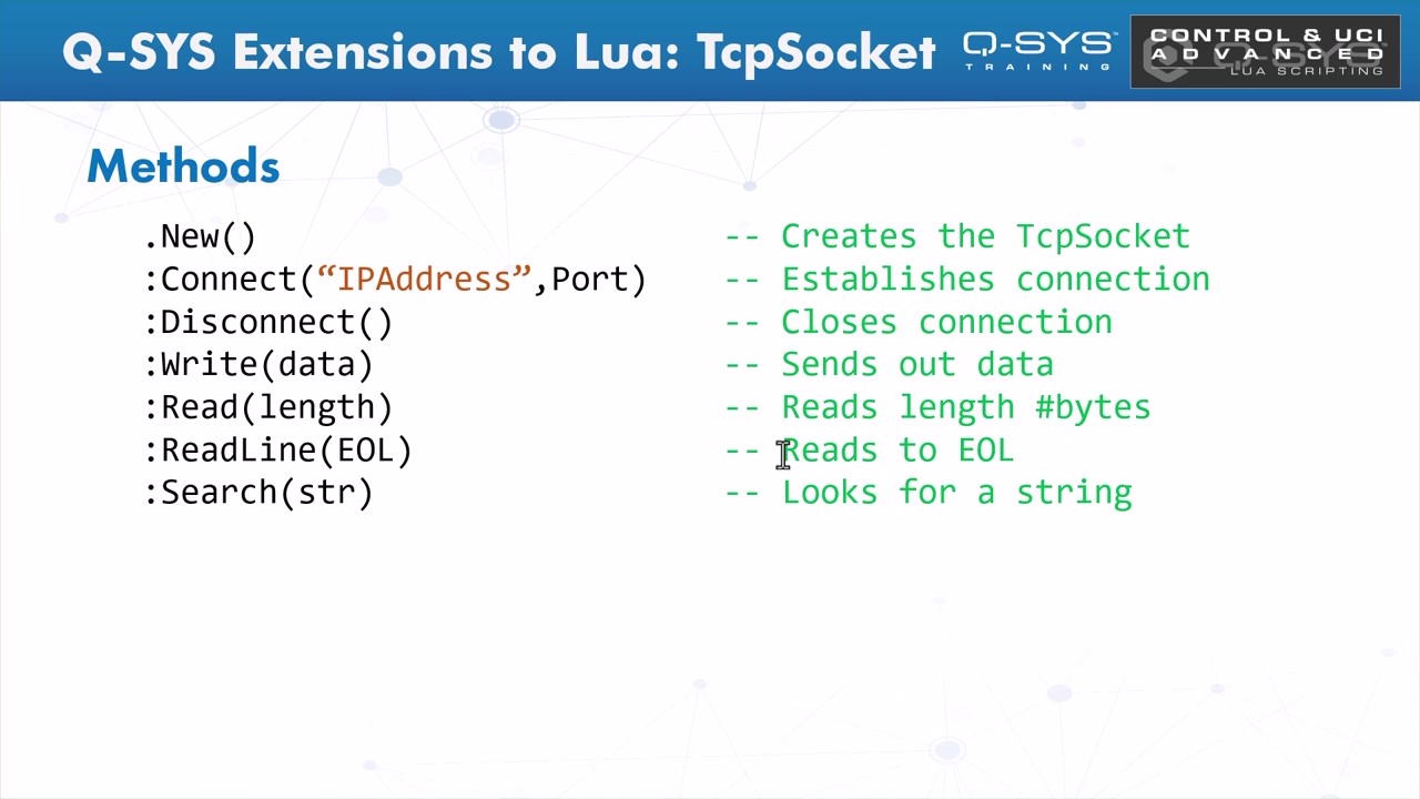 Course: Q-SYS Training: Control & UCI Advanced Online